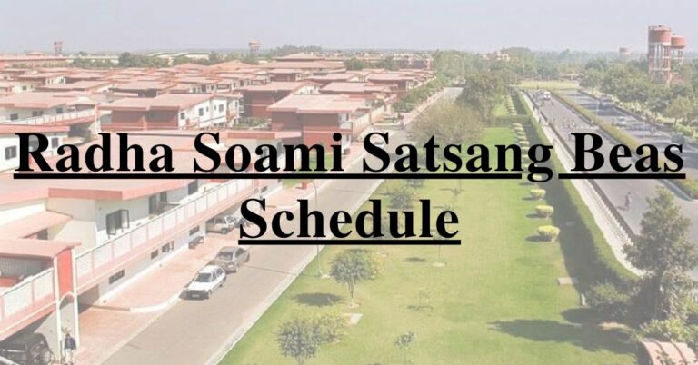 RSSB: Radha Soami Satsang Beas Bhandara Schedule 2025 (PDF List)